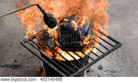 Boiling Tar Images, Illustrations & Vectors (Free) - Bigstock