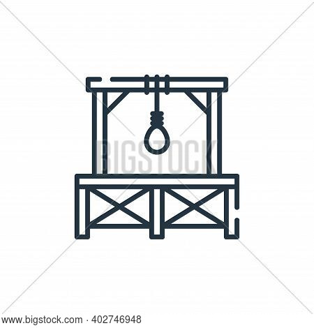 Gallows Icon Isolated Vector & Photo (Free Trial) | Bigstock