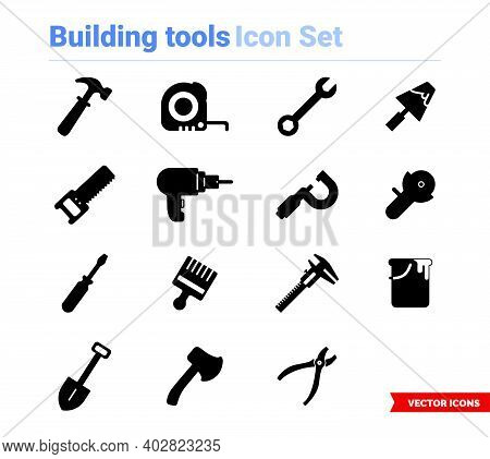Building Tools Icon Vector & Photo (Free Trial) | Bigstock