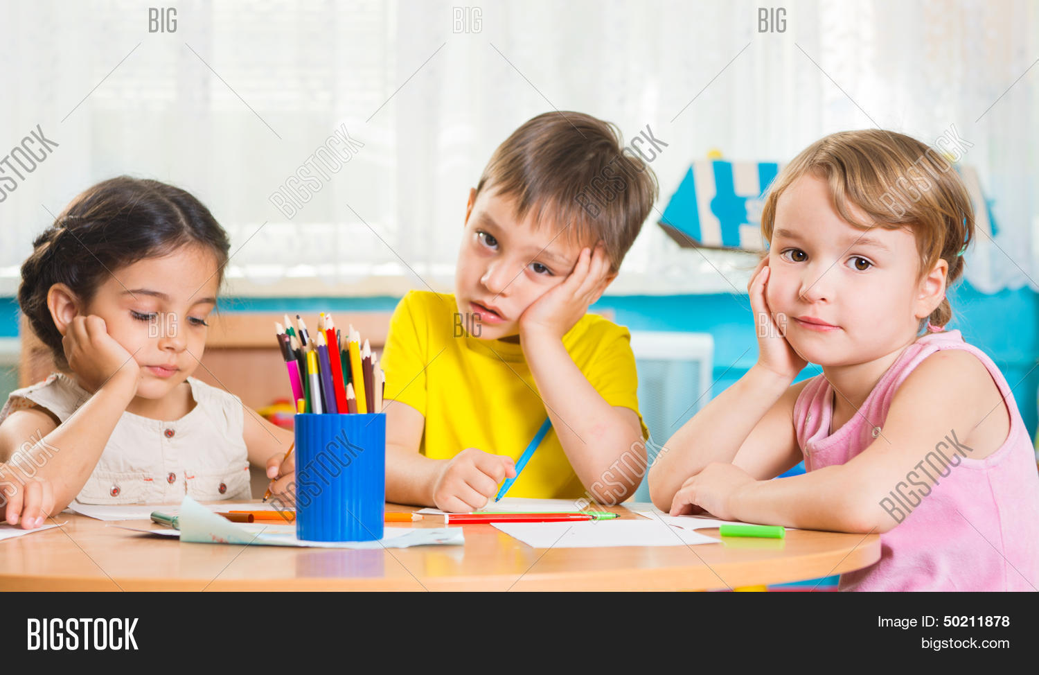 Cute Preschoolers Image & Photo (Free Trial) | Bigstock