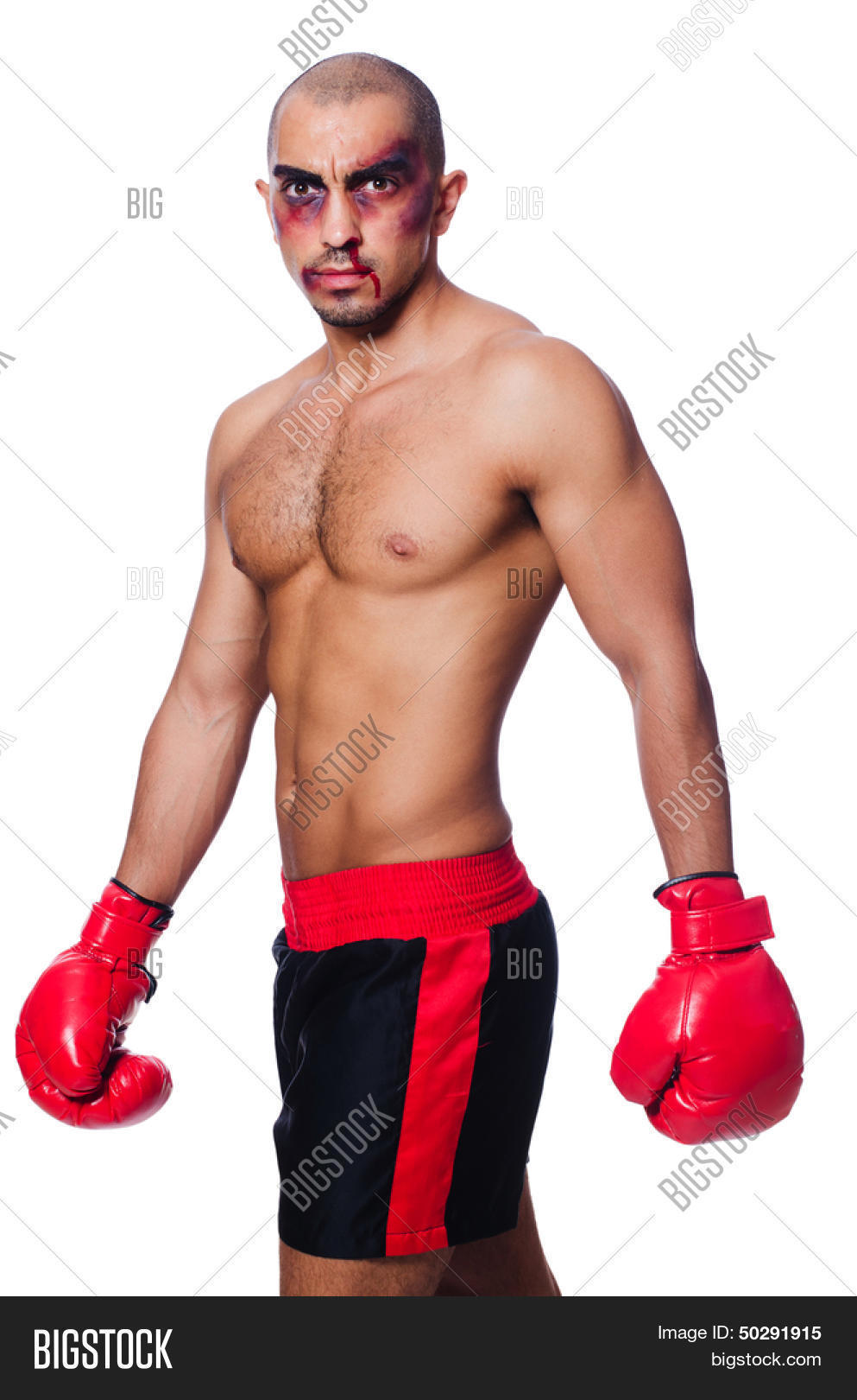 Imagen y foto Boxeador Golpeado (prueba gratis) | Bigstock