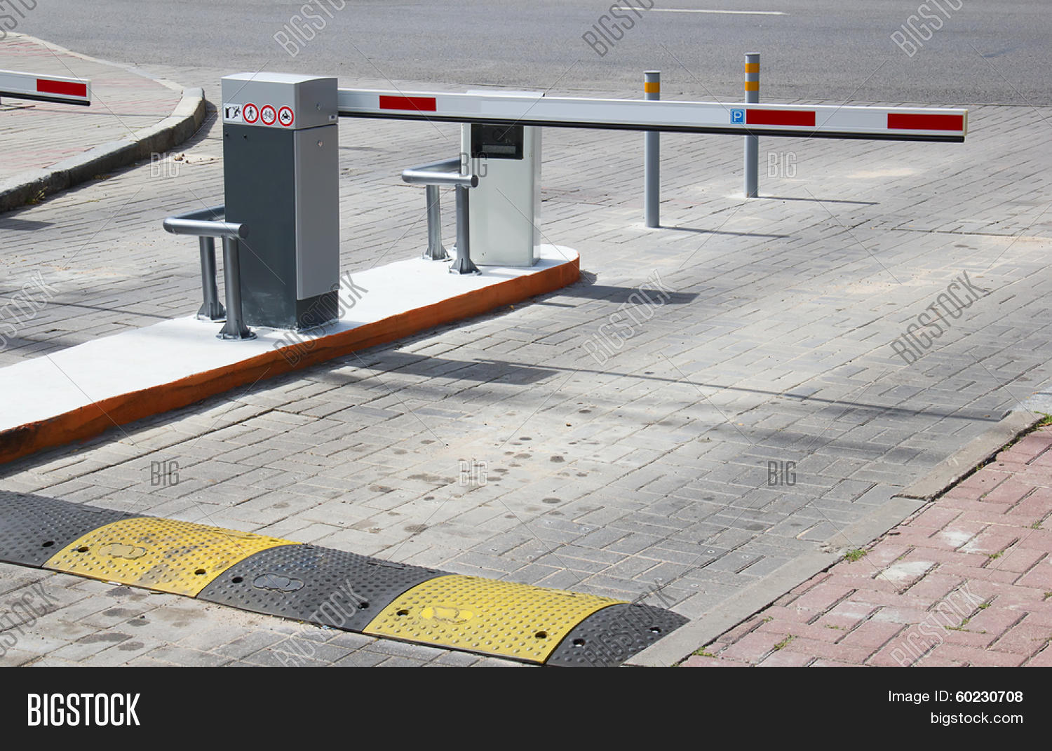 Barrier On Car Parking Image & Photo (Free Trial) | Bigstock