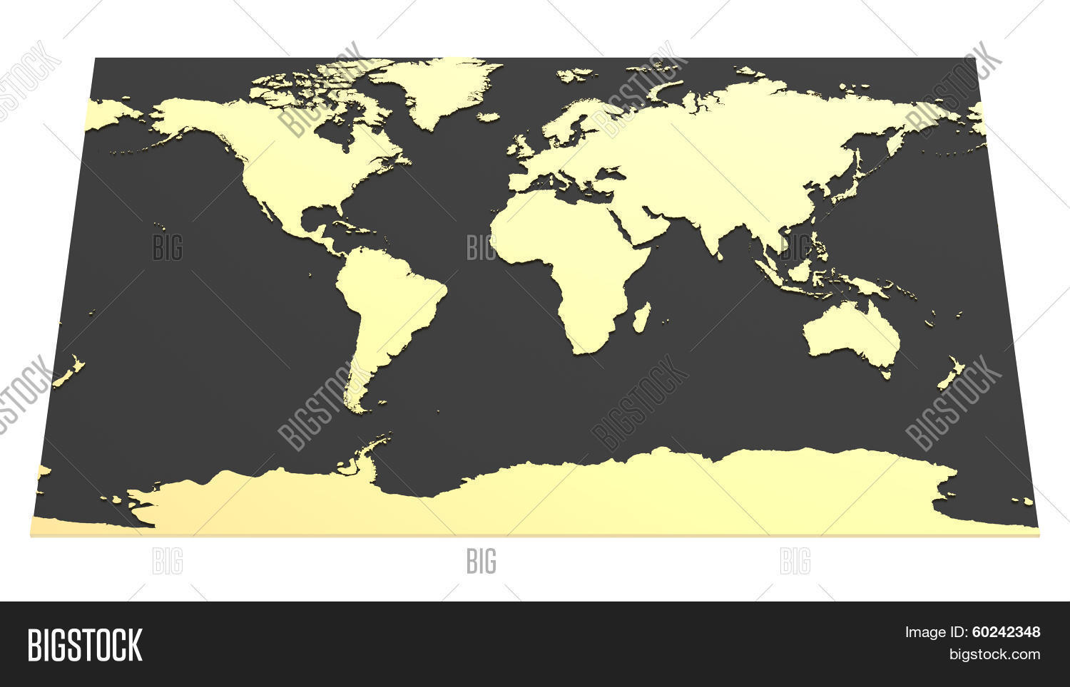 3D Hi-Tech World Map Image & Photo (Free Trial) | Bigstock