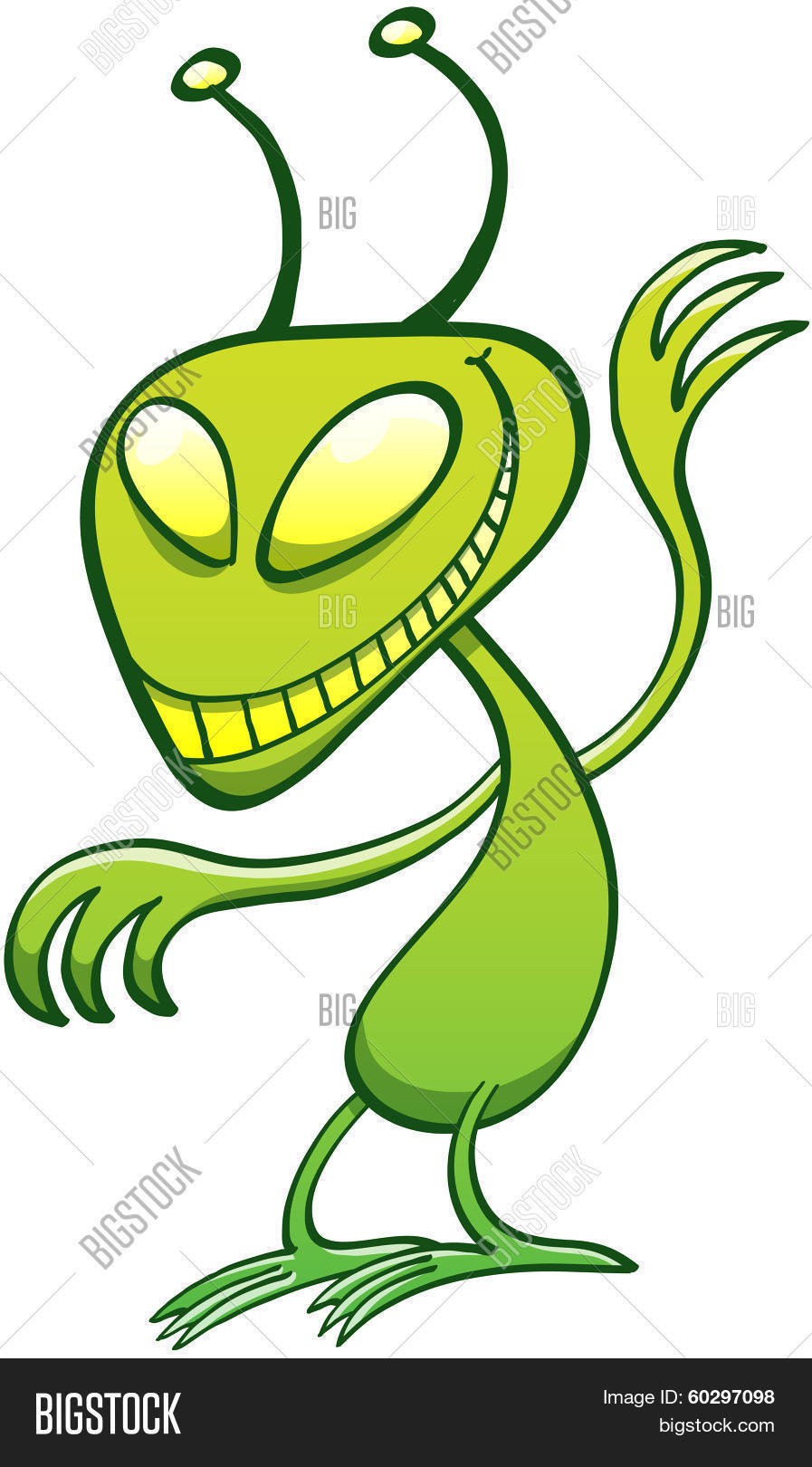 Evil Alien Cartoon Characters