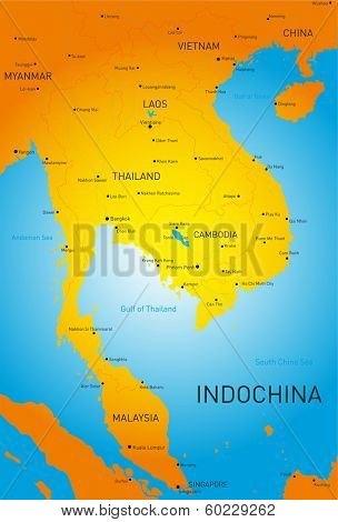 Vector Detailed Map Vector & Photo (Free Trial) | Bigstock