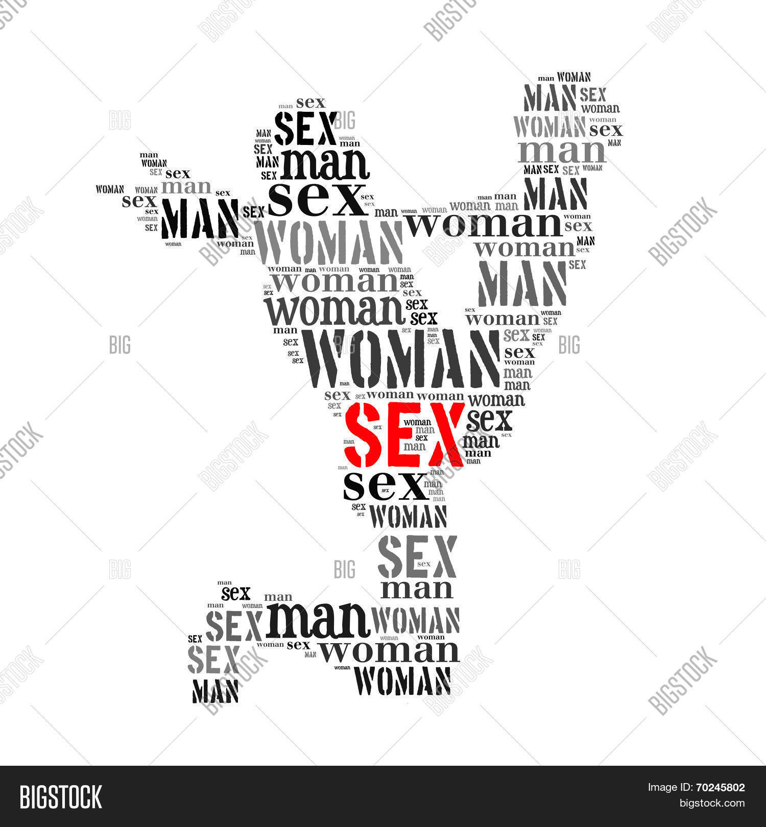 Woman Man Word Cloud Image & Photo (Free Trial) | Bigstock