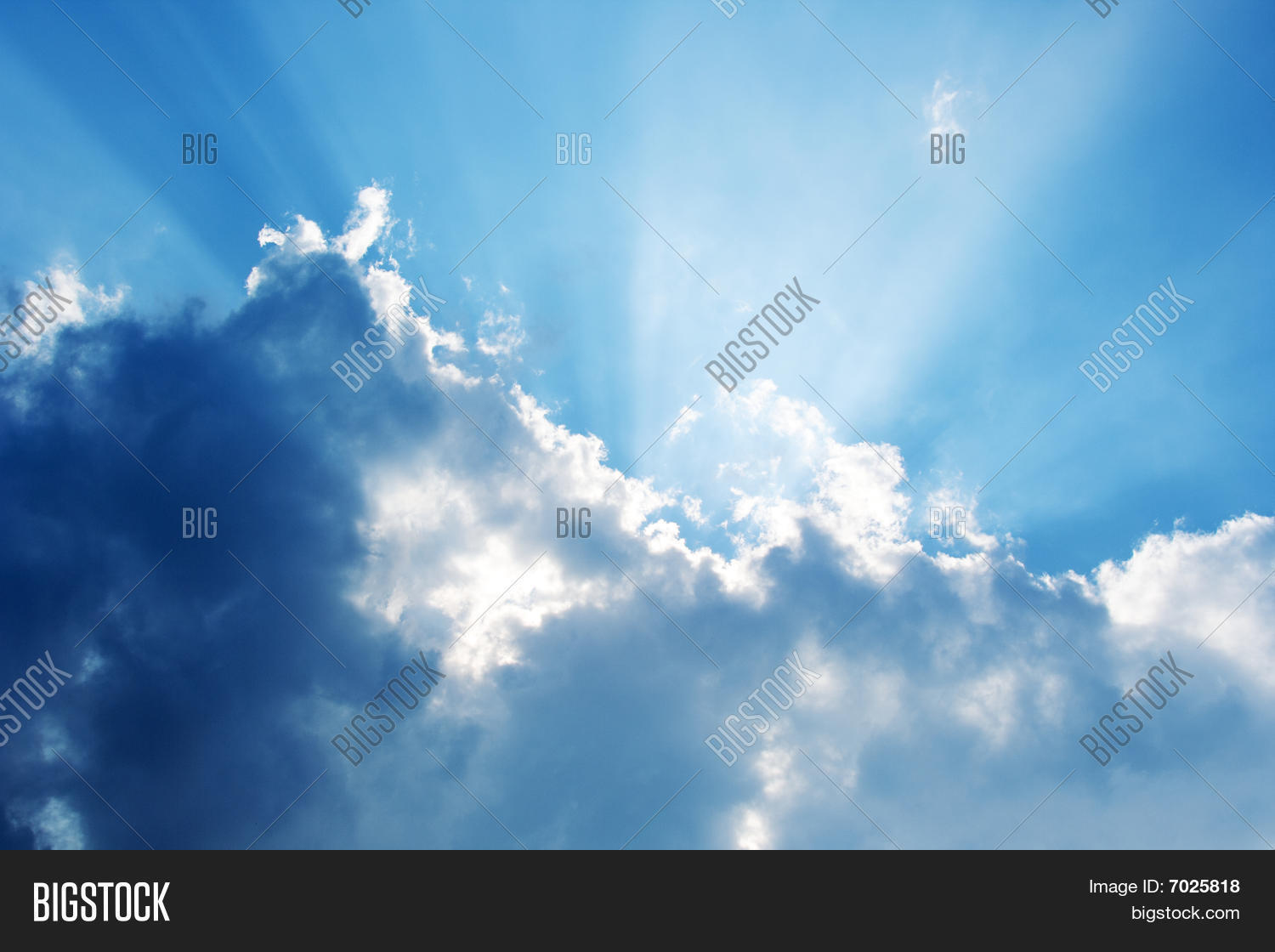 Summer Sky Sunrays Image & Photo (Free Trial) | Bigstock