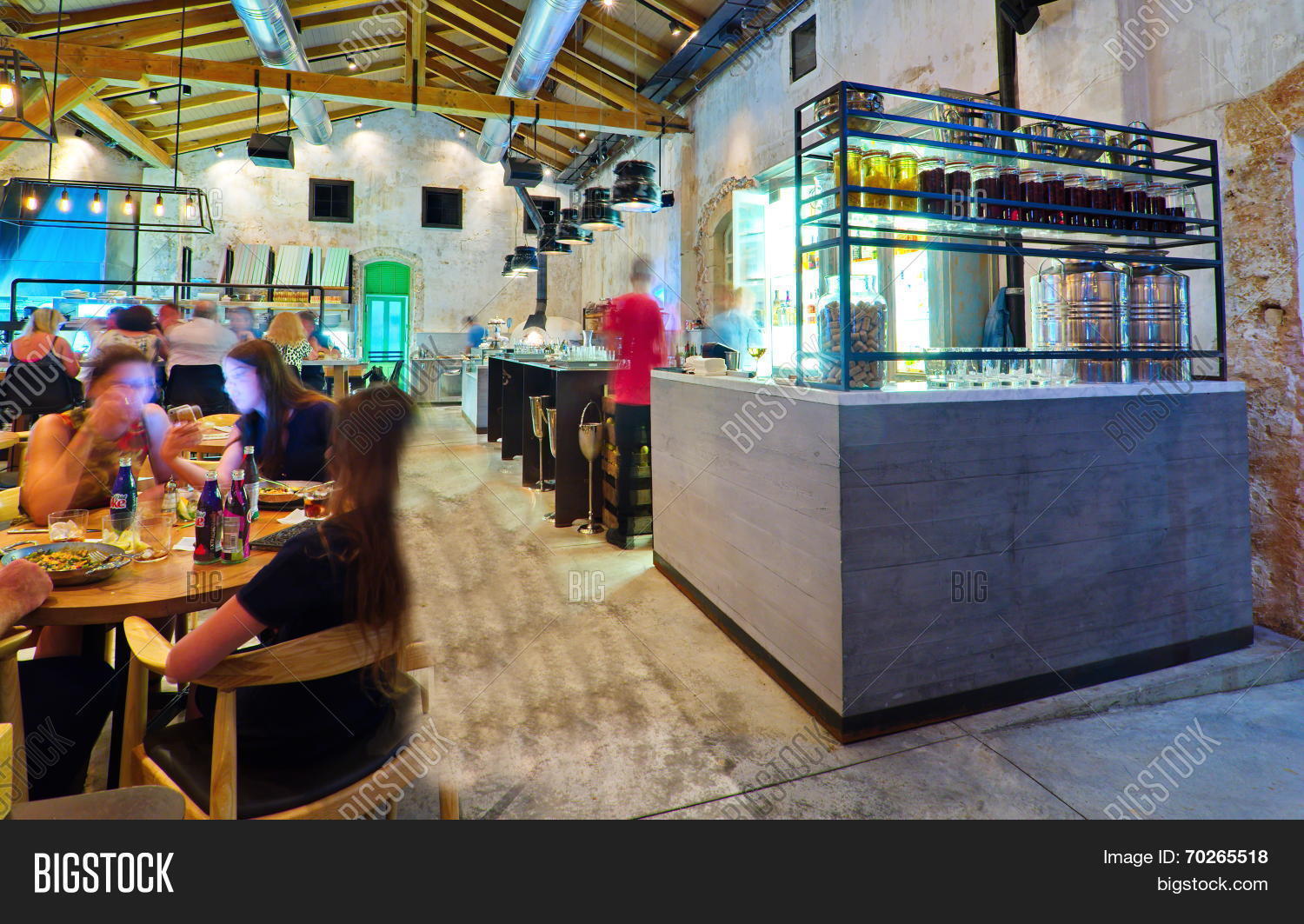 Open Kichen Restaurant Image And Photo Free Trial Bigstock