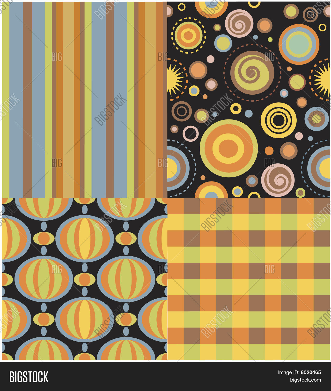 Retro Repeating Vector & Photo (Free Trial) | Bigstock
