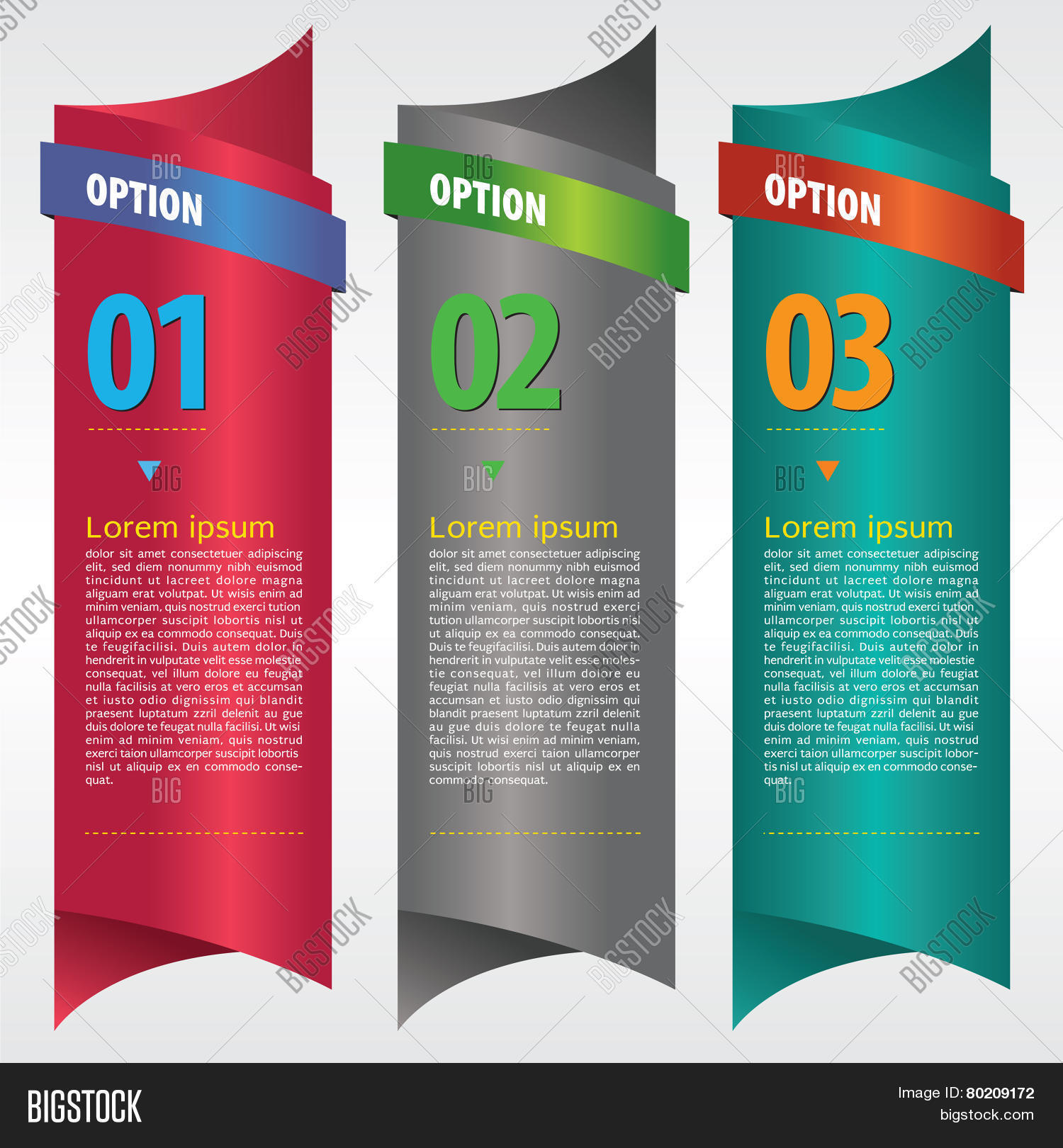 Vertical Ribbon Vector & Photo (Free Trial) | Bigstock