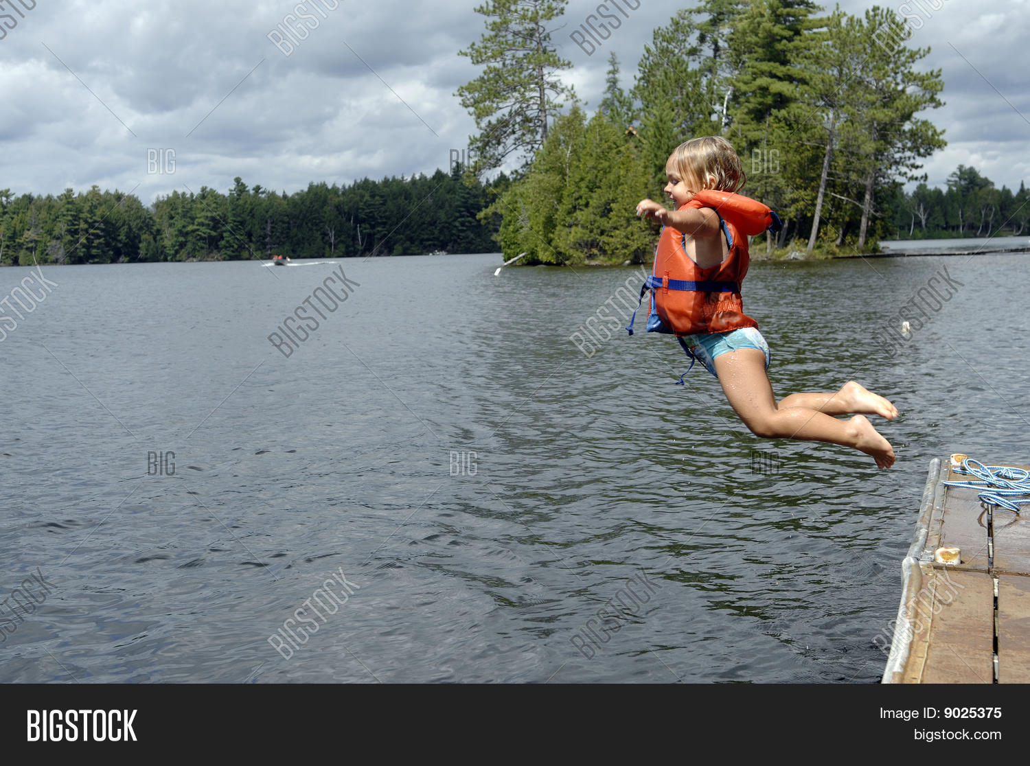Little Girl Jumping Image & Photo (Free Trial) | Bigstock