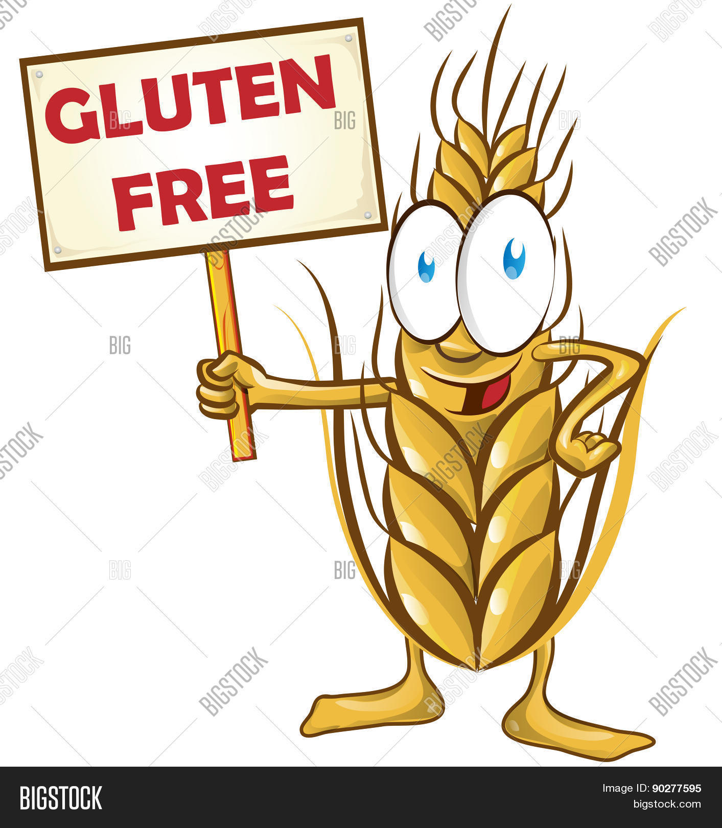 Wheat Cartoon Vector & Photo (Free Trial) | Bigstock