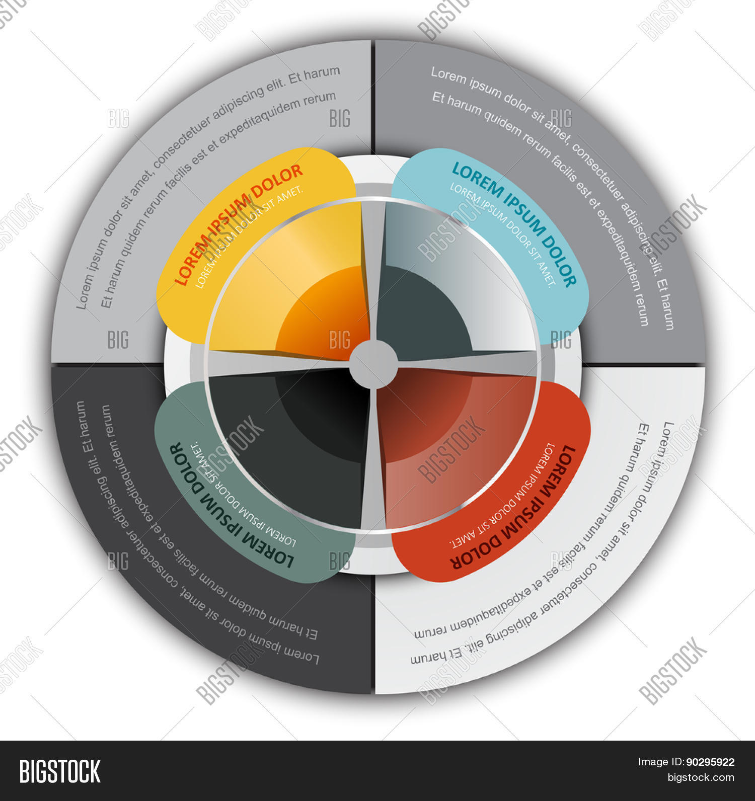 Circular Colored Vector & Photo (Free Trial) | Bigstock