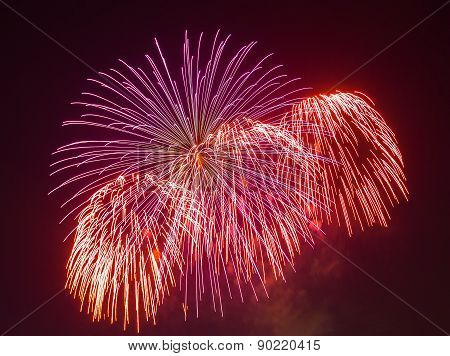 Evening Fireworks Sky Image & Photo (Free Trial) | Bigstock