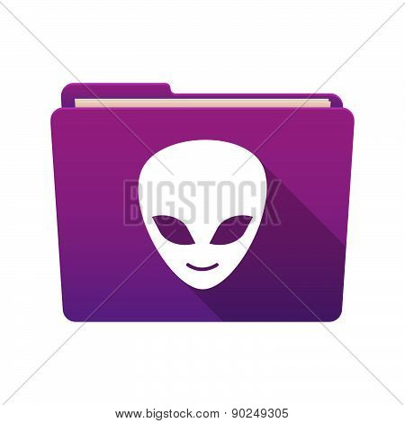 Folder Icon Alien Vector & Photo (Free Trial) | Bigstock