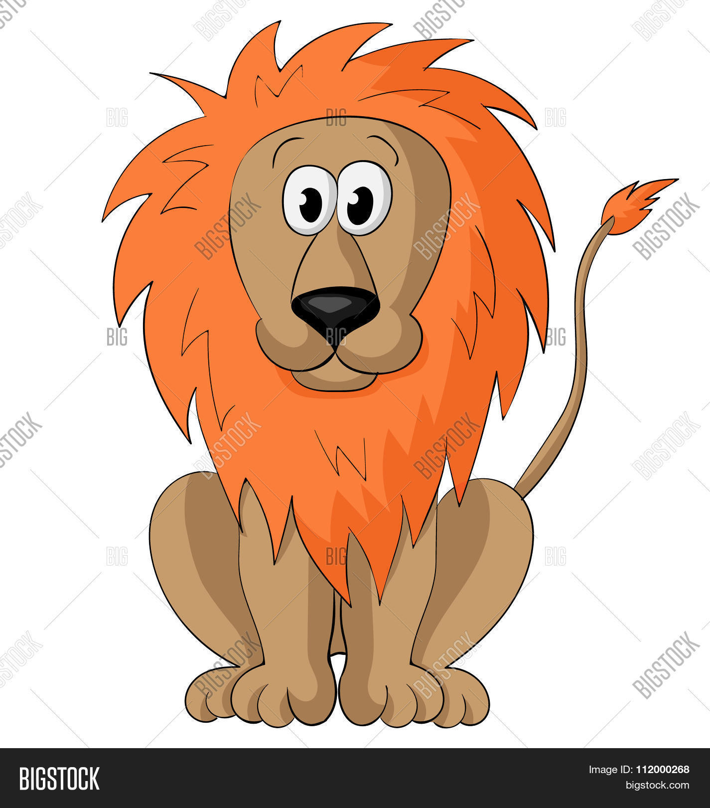 Cute Lion Cartoon Vector & Photo (Free Trial) | Bigstock