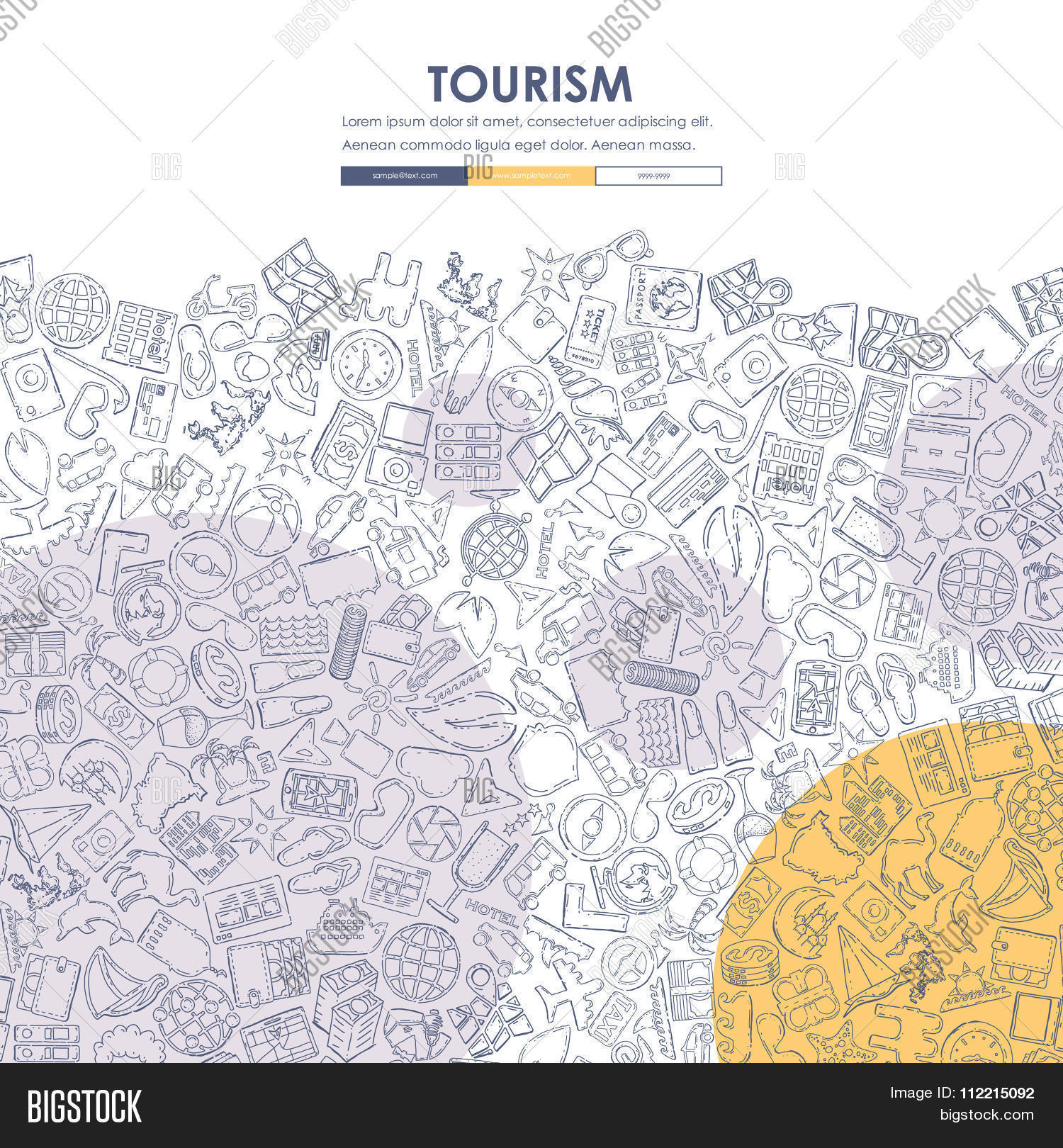Tourism Doodle Vector & Photo (Free Trial) | Bigstock