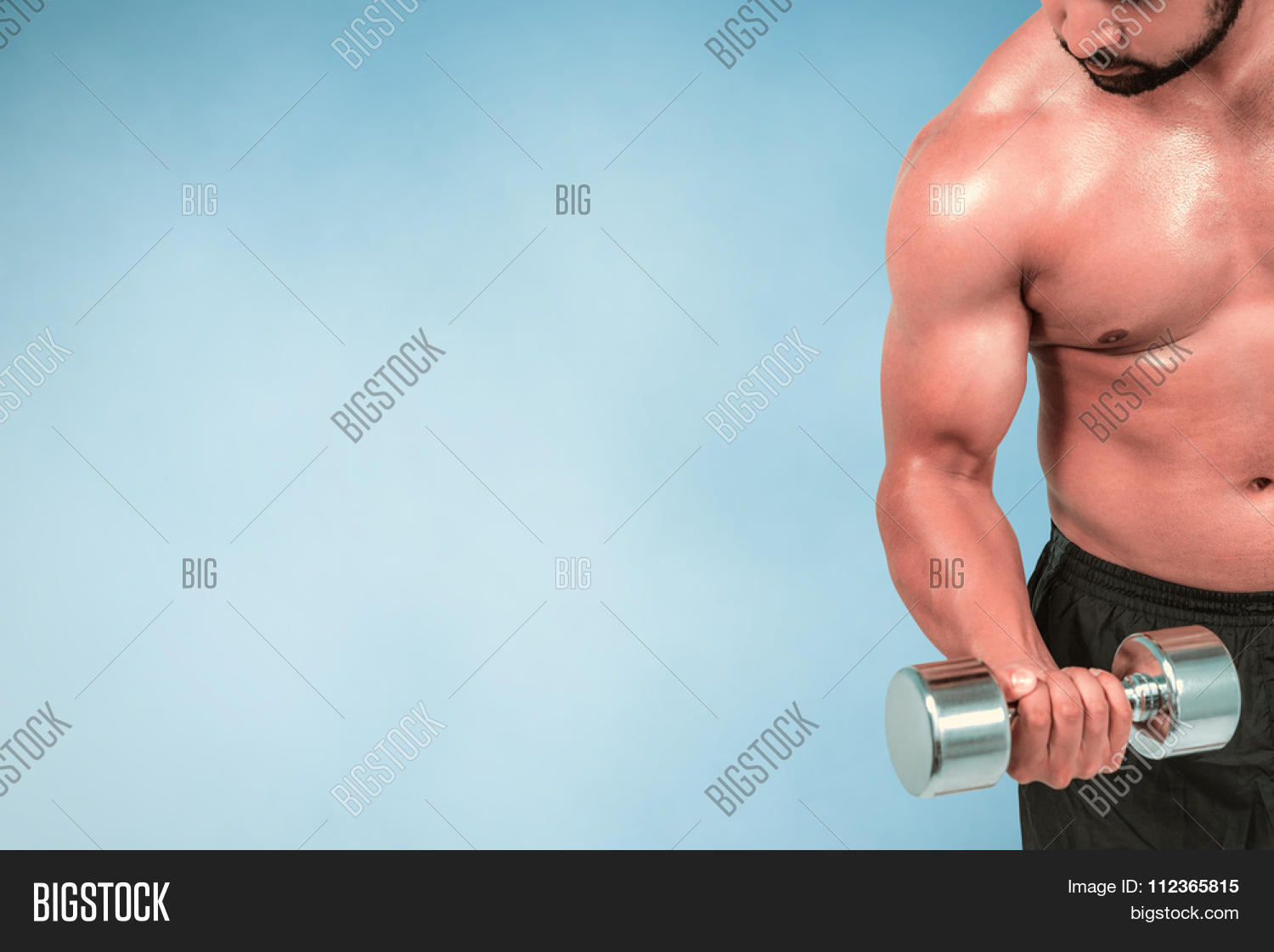 Muscular Man Lifting Image & Photo (Free Trial) | Bigstock