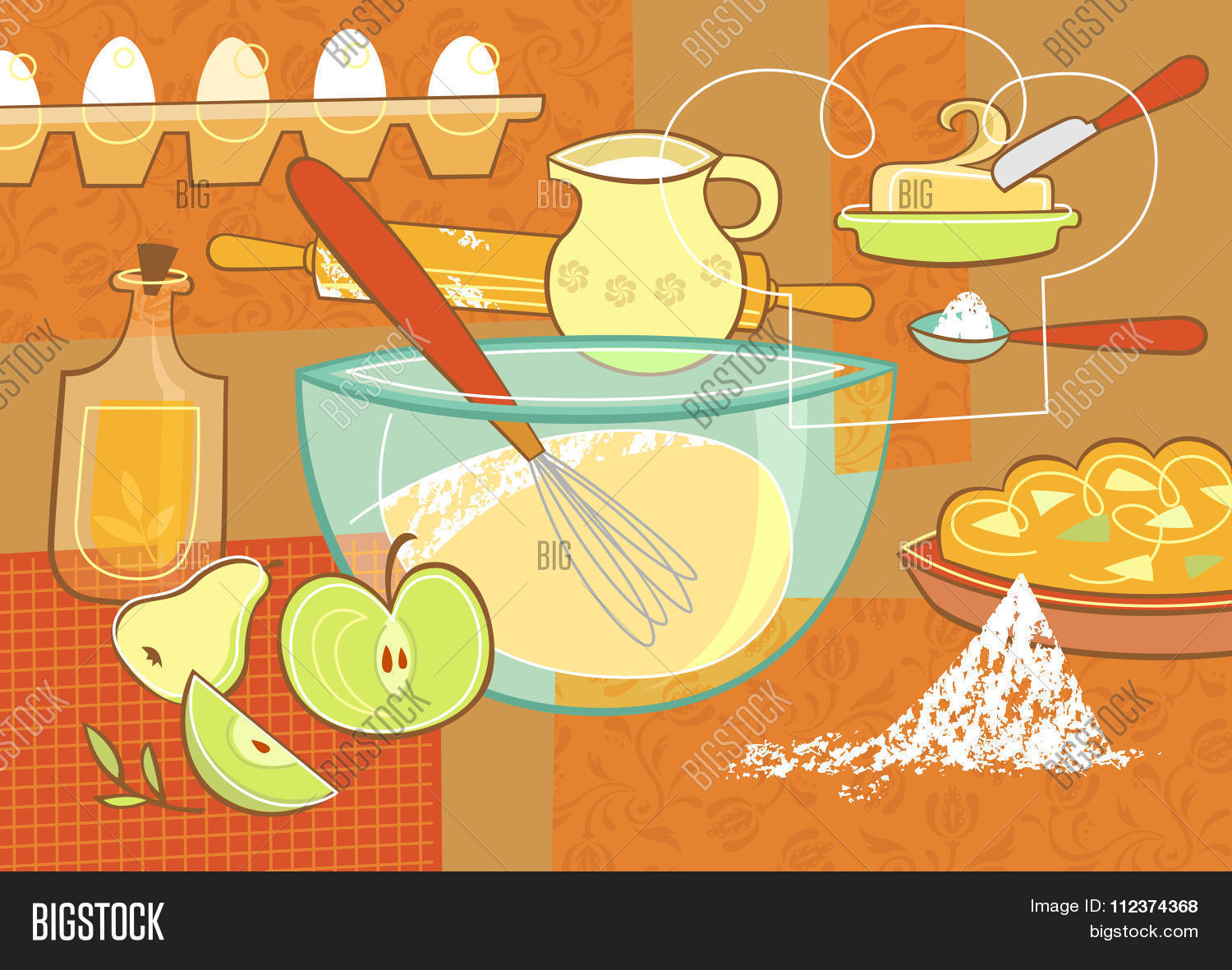 Still Life Baking Vector & Photo (Free Trial) | Bigstock
