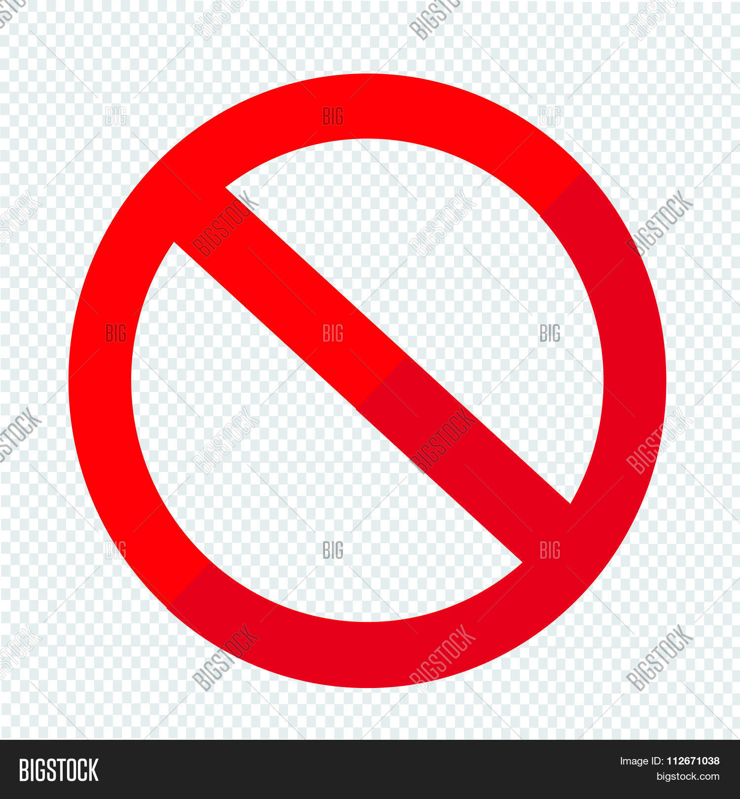 Blank Ban Symbol Icon Vector & Photo (Free Trial) | Bigstock
