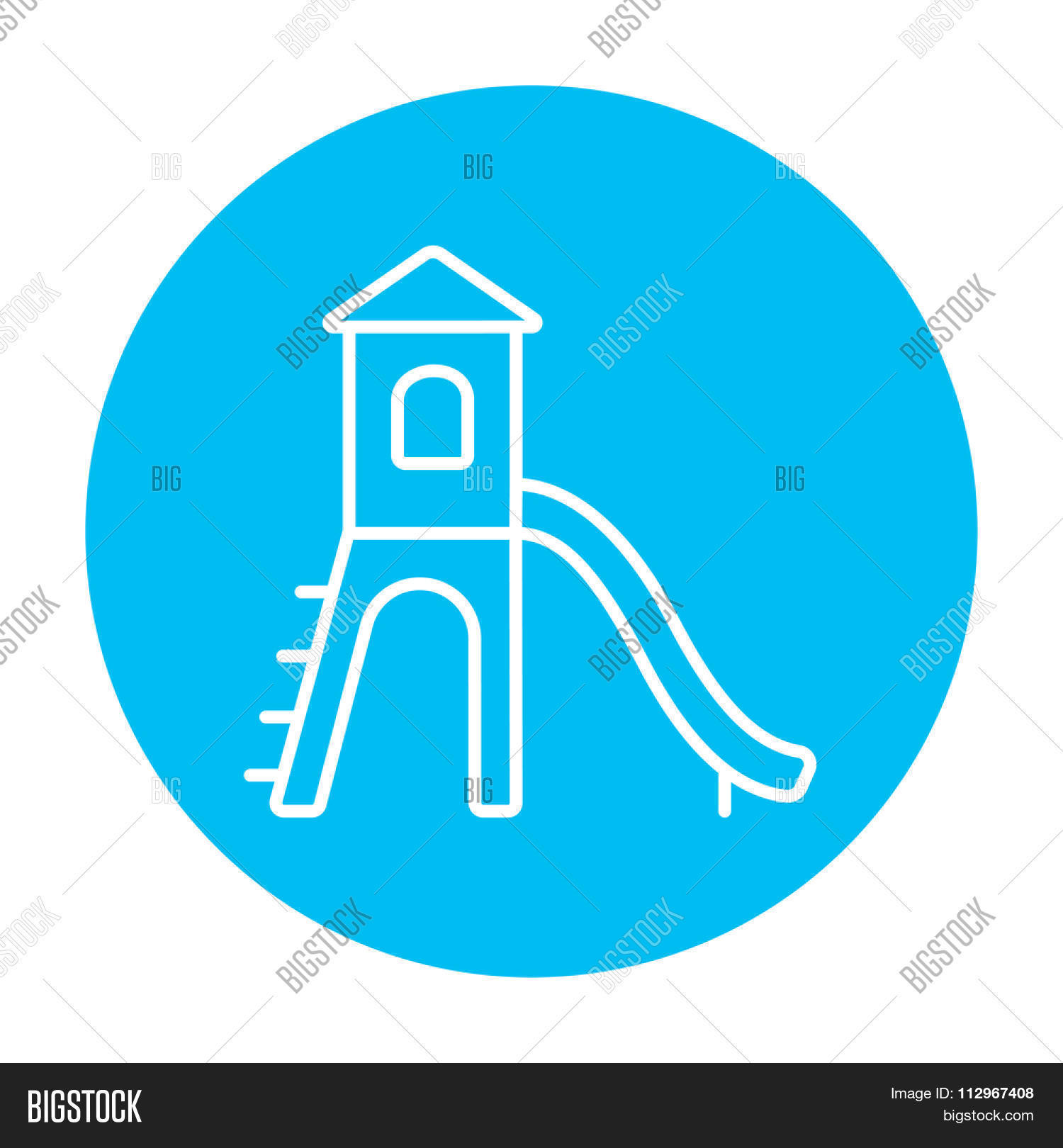 Playground Slide Icon