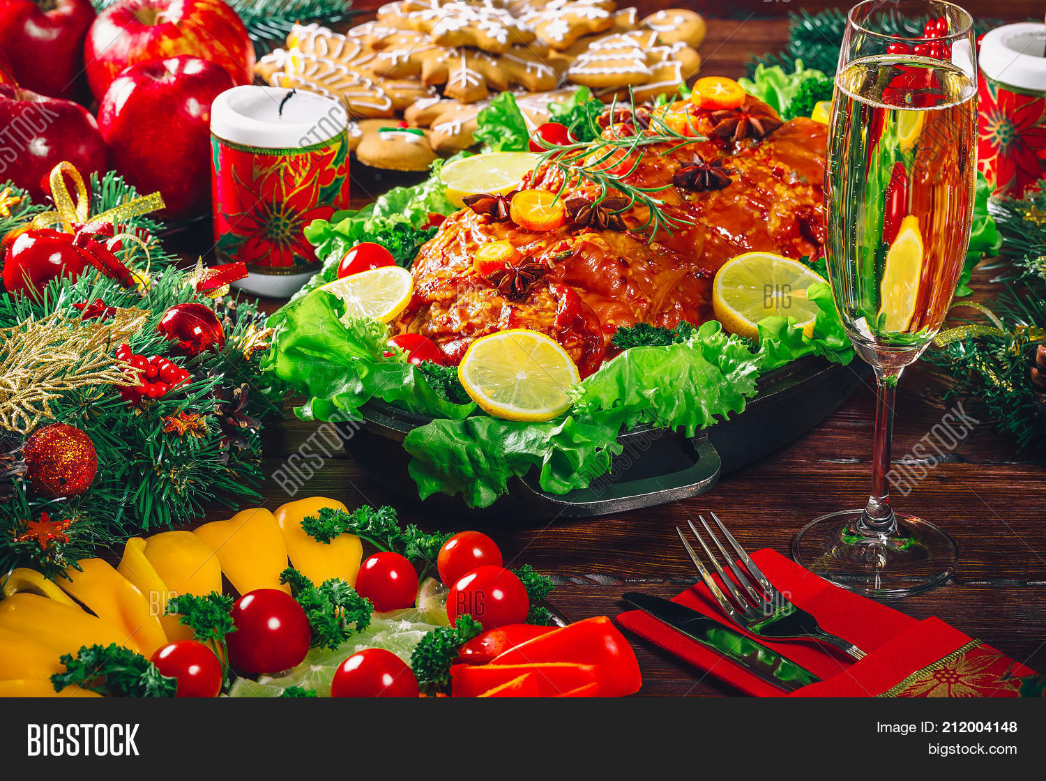 Christmas Table Dinner Image & Photo (Free Trial) | Bigstock