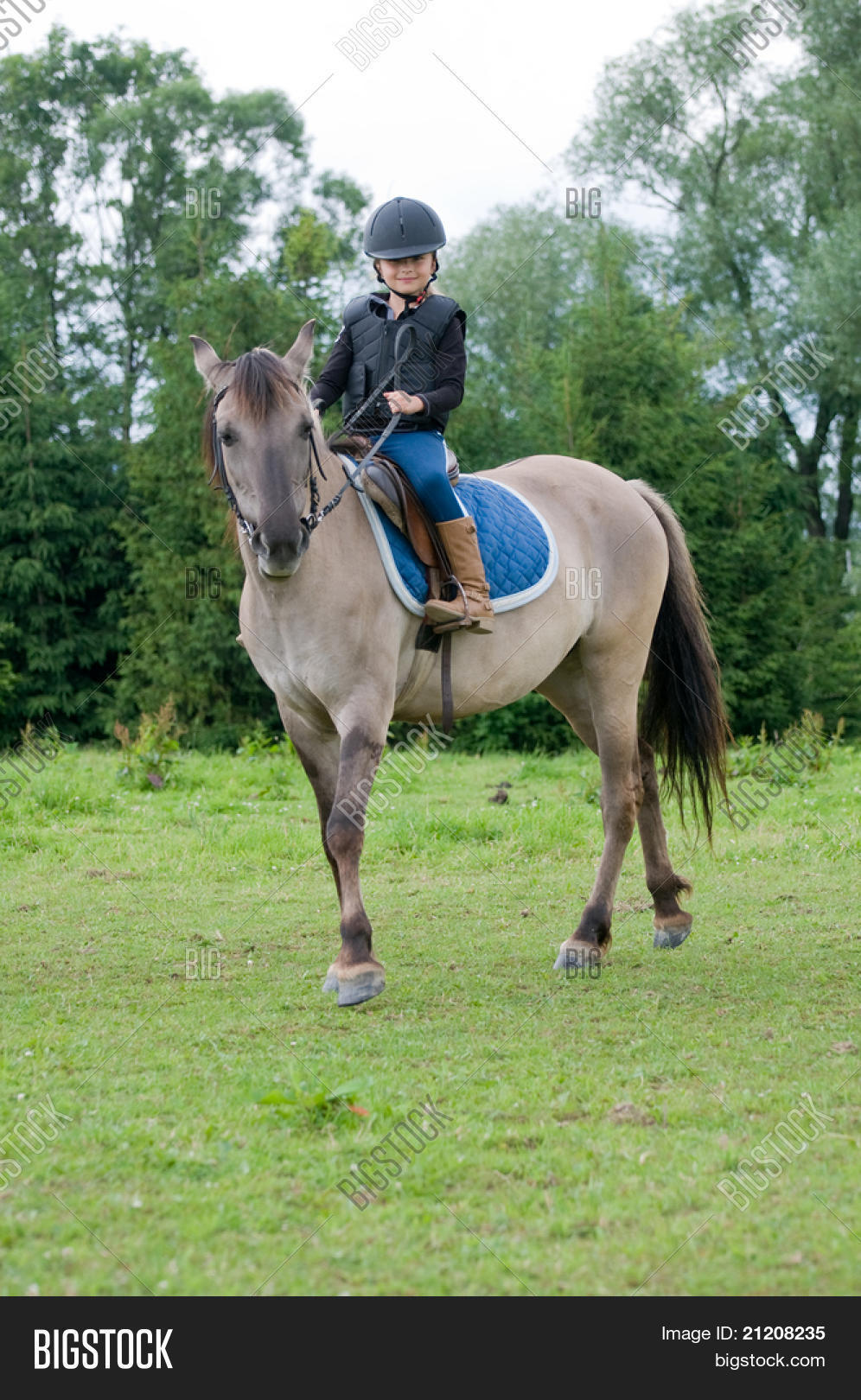 Horse Riding - Little Image & Photo (Free Trial) | Bigstock