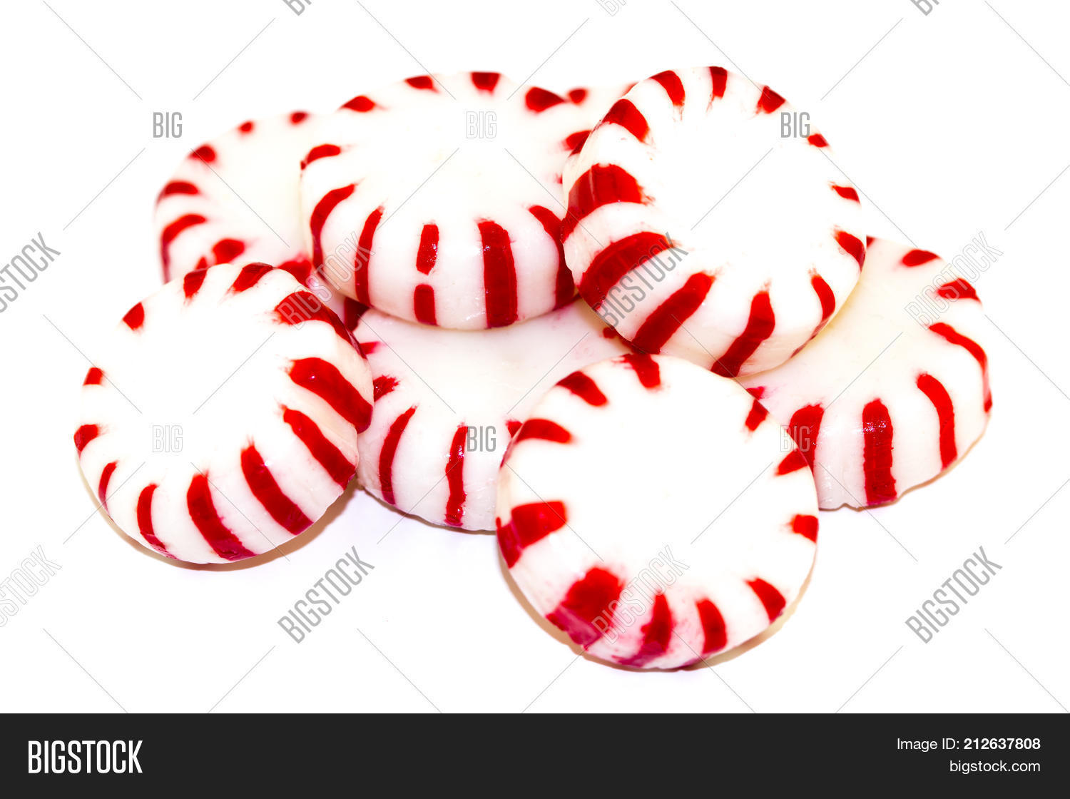 Red Peppermint Candy Image & Photo (Free Trial) | Bigstock