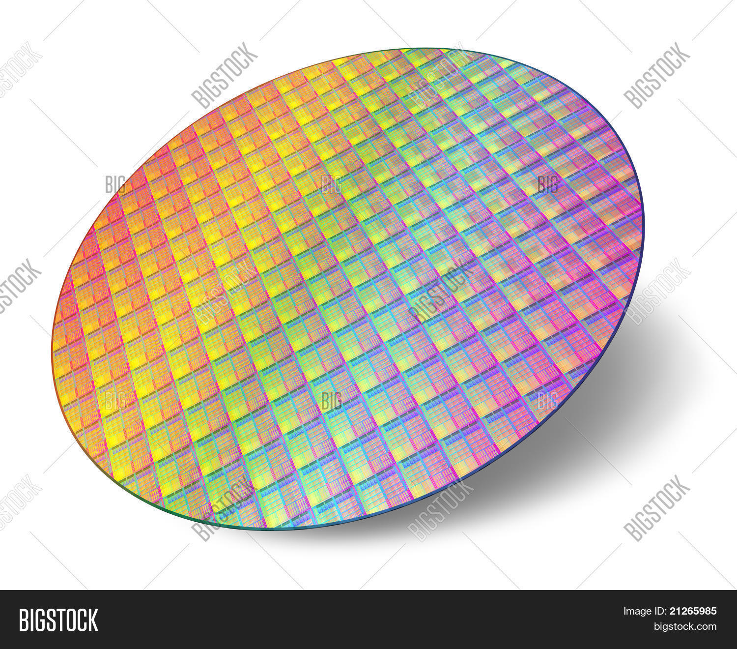 Silicon Wafer Image & Photo (Free Trial) | Bigstock