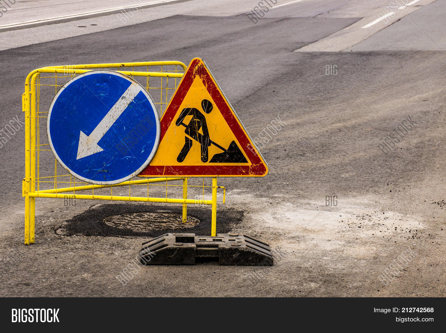 Traffic Signs Fence On Image & Photo (Free Trial) | Bigstock