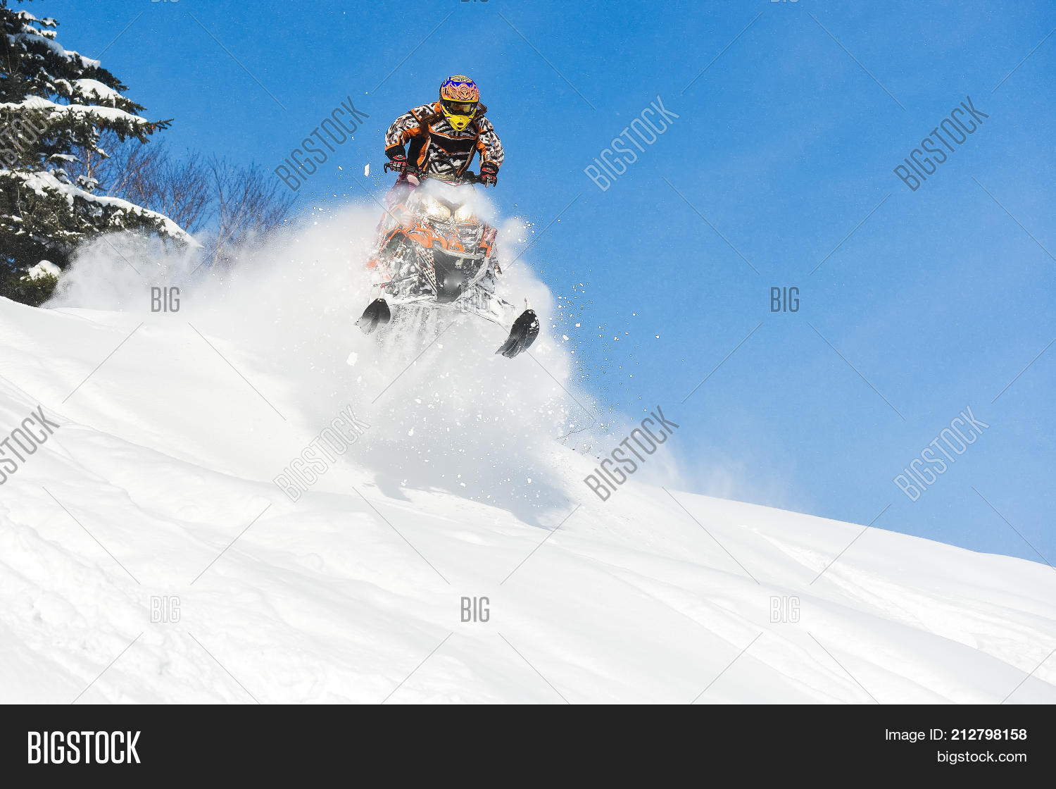 Rider On Snowmobile Image & Photo (Free Trial) | Bigstock