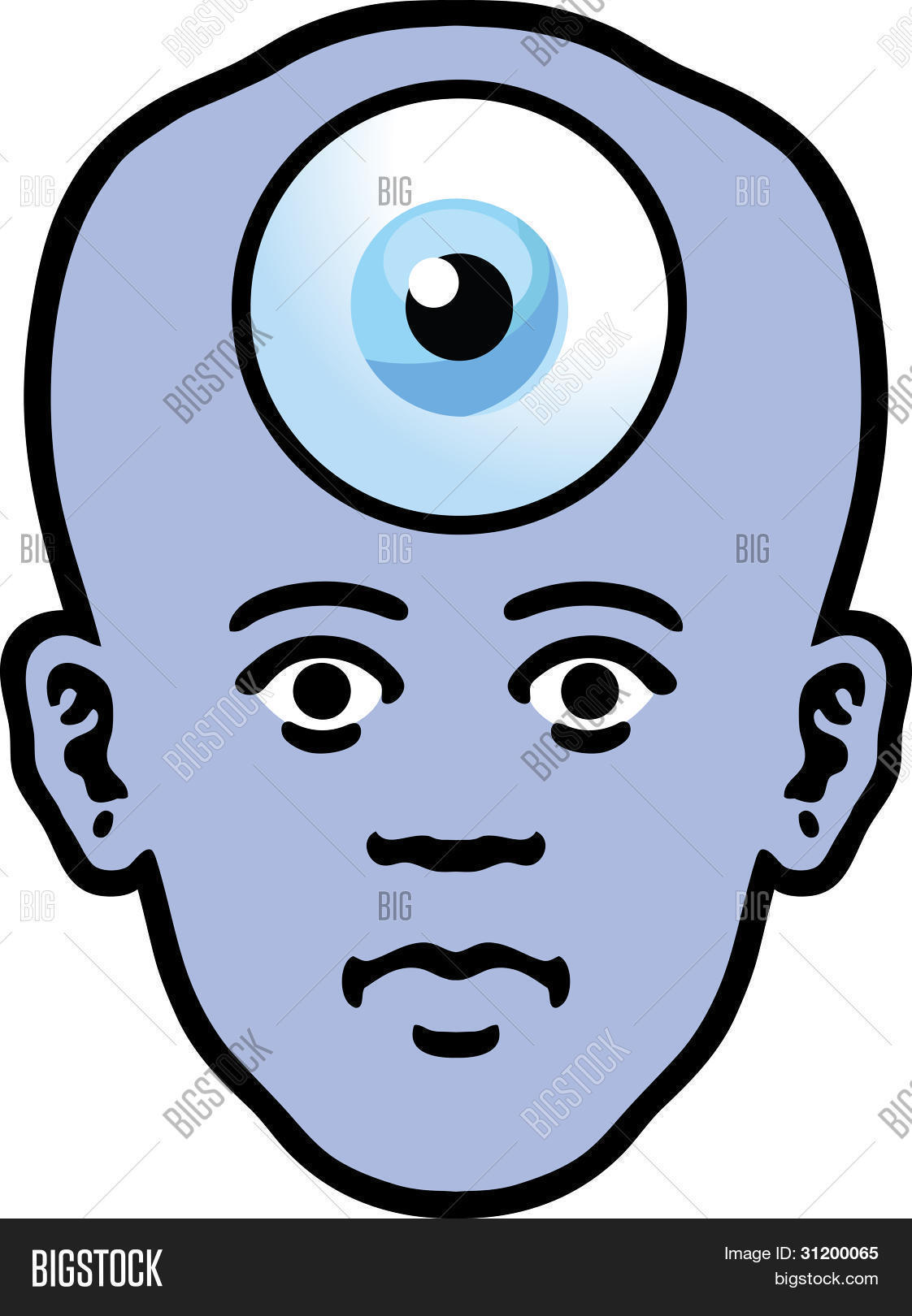 Head Round Eye Vector & Photo (Free Trial) | Bigstock
