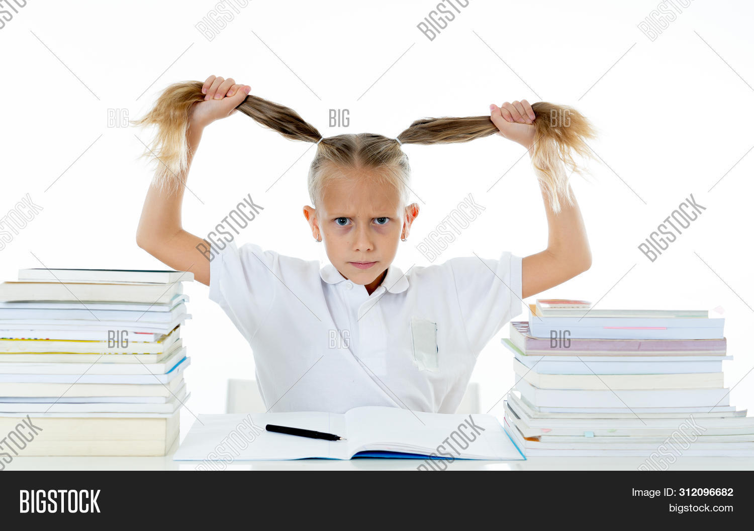 Overwhelmed Little Image & Photo (Free Trial) | Bigstock