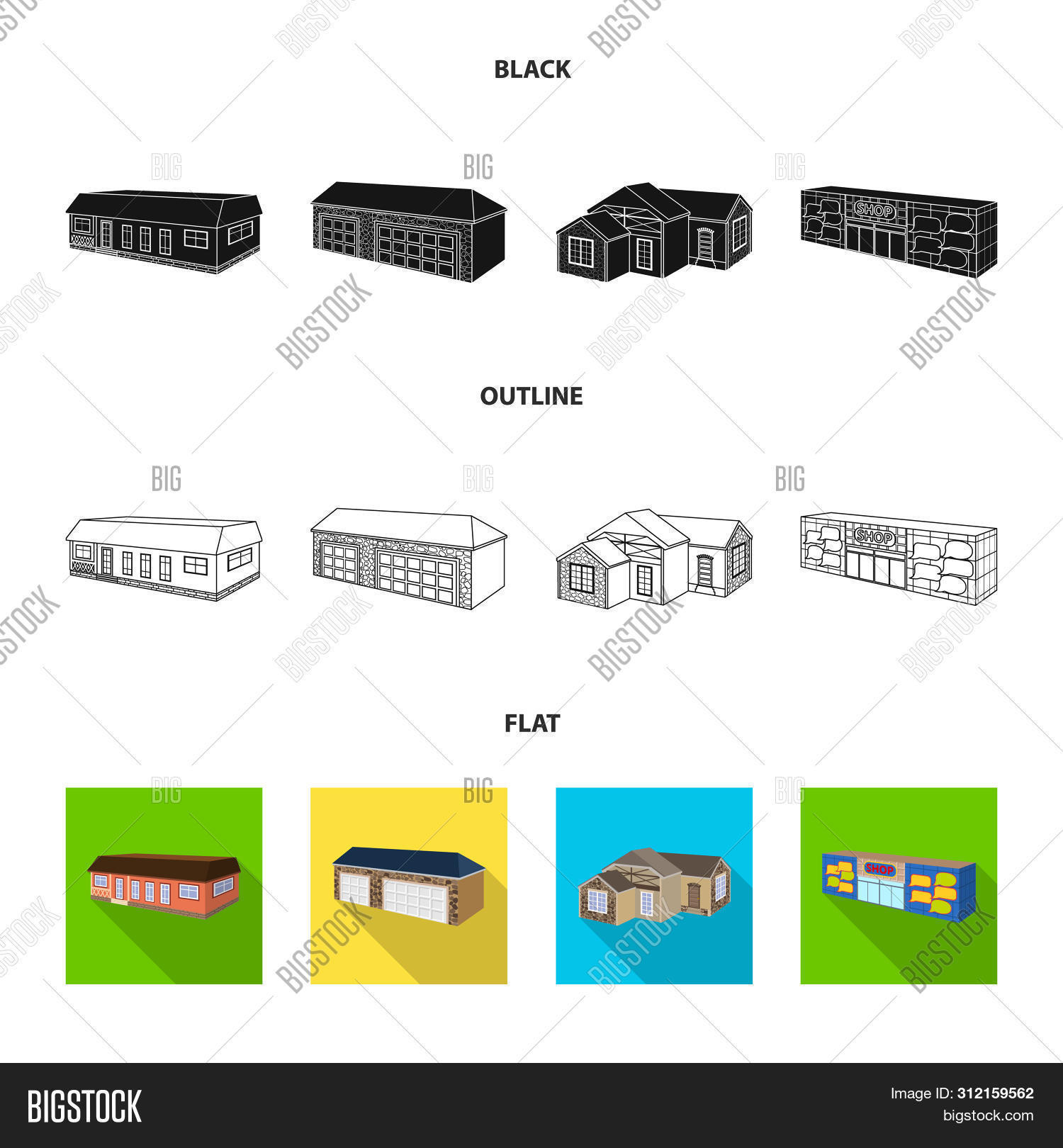 Bitmap Design Facade Image & Photo (Free Trial) | Bigstock