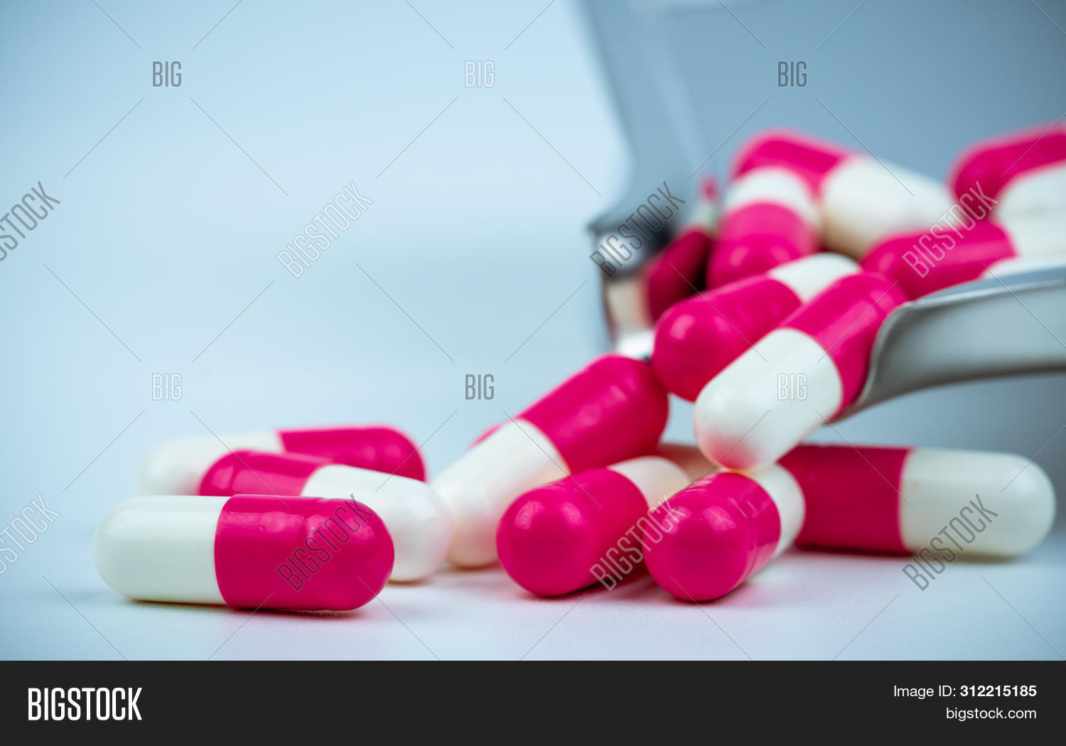 Pink-white Capsule Image & Photo (Free Trial) | Bigstock