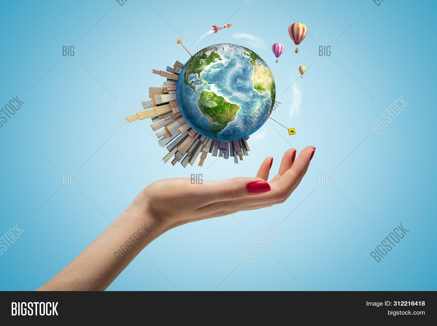Womans Hand Levitating Image & Photo (Free Trial) | Bigstock