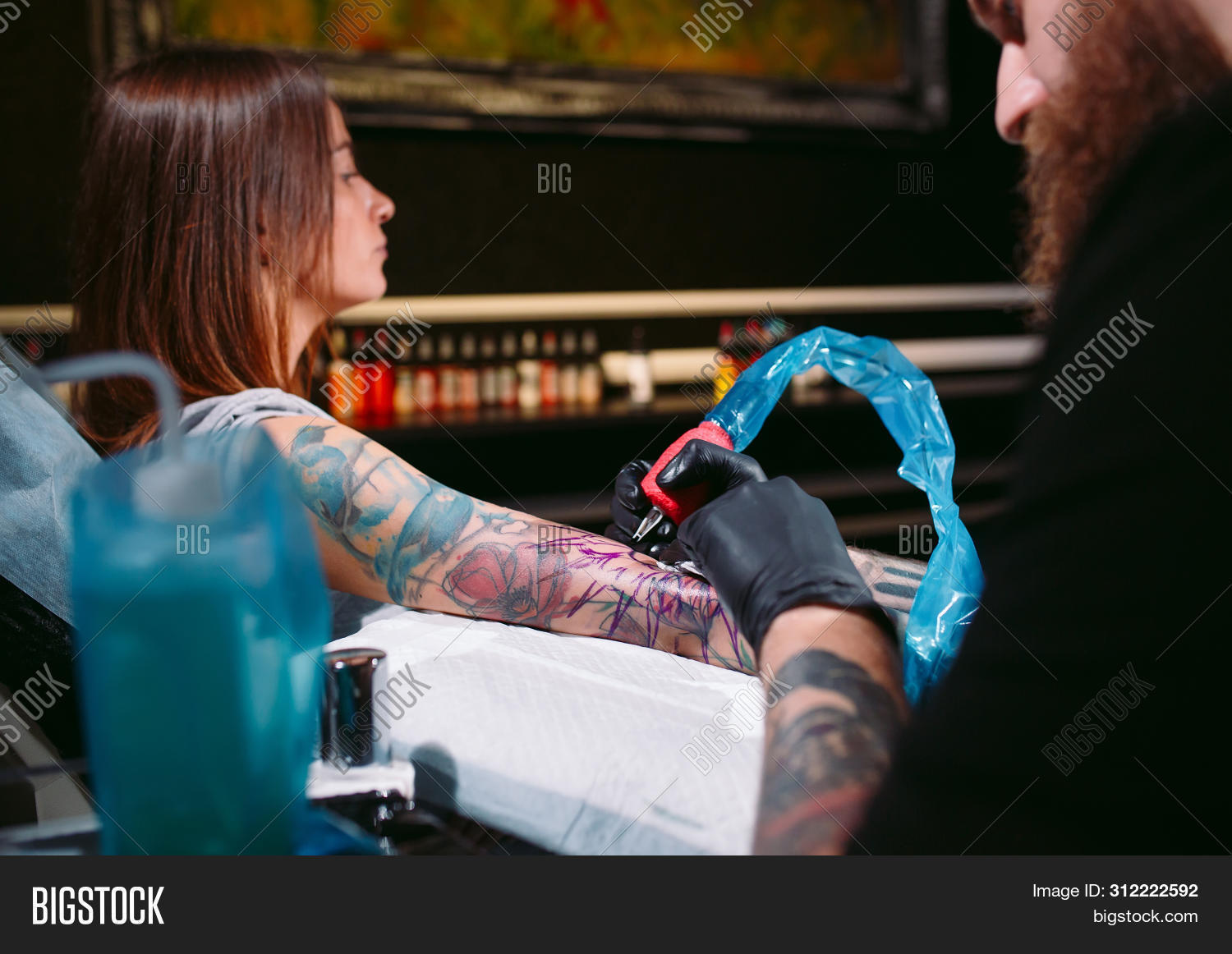 Professional Girl Tattoo Photography
