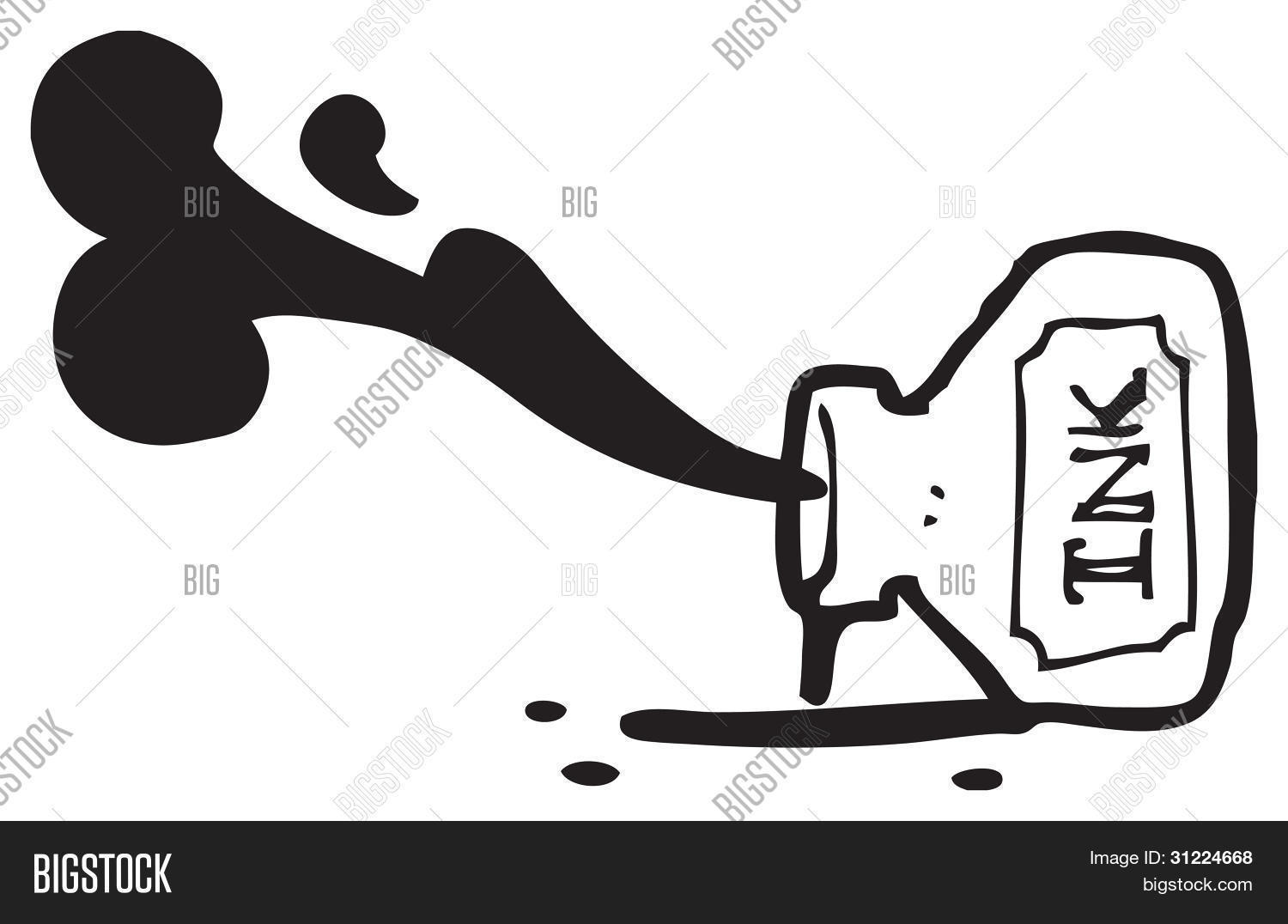 Spilled Ink Cartoon Image & Photo (Free Trial) | Bigstock