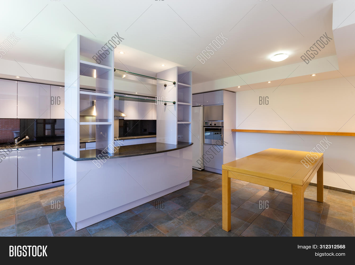 Modern Lilac Kitchen Image & Photo (Free Trial) | Bigstock