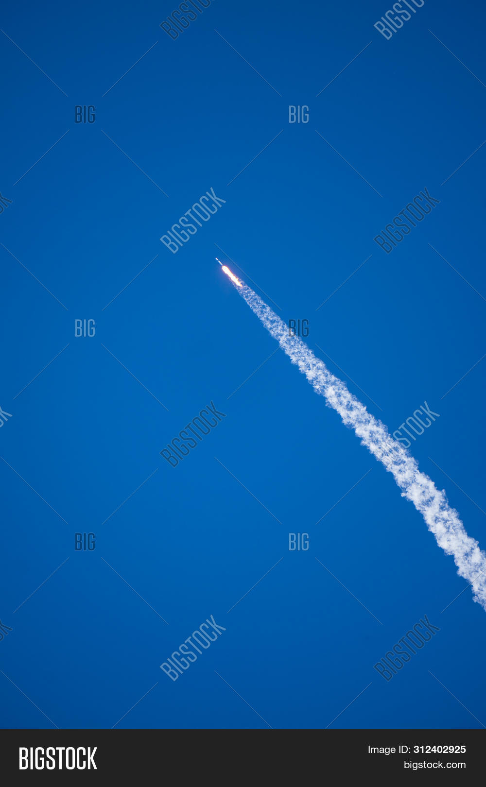 Rocket Launch Trail Image & Photo (Free Trial) | Bigstock
