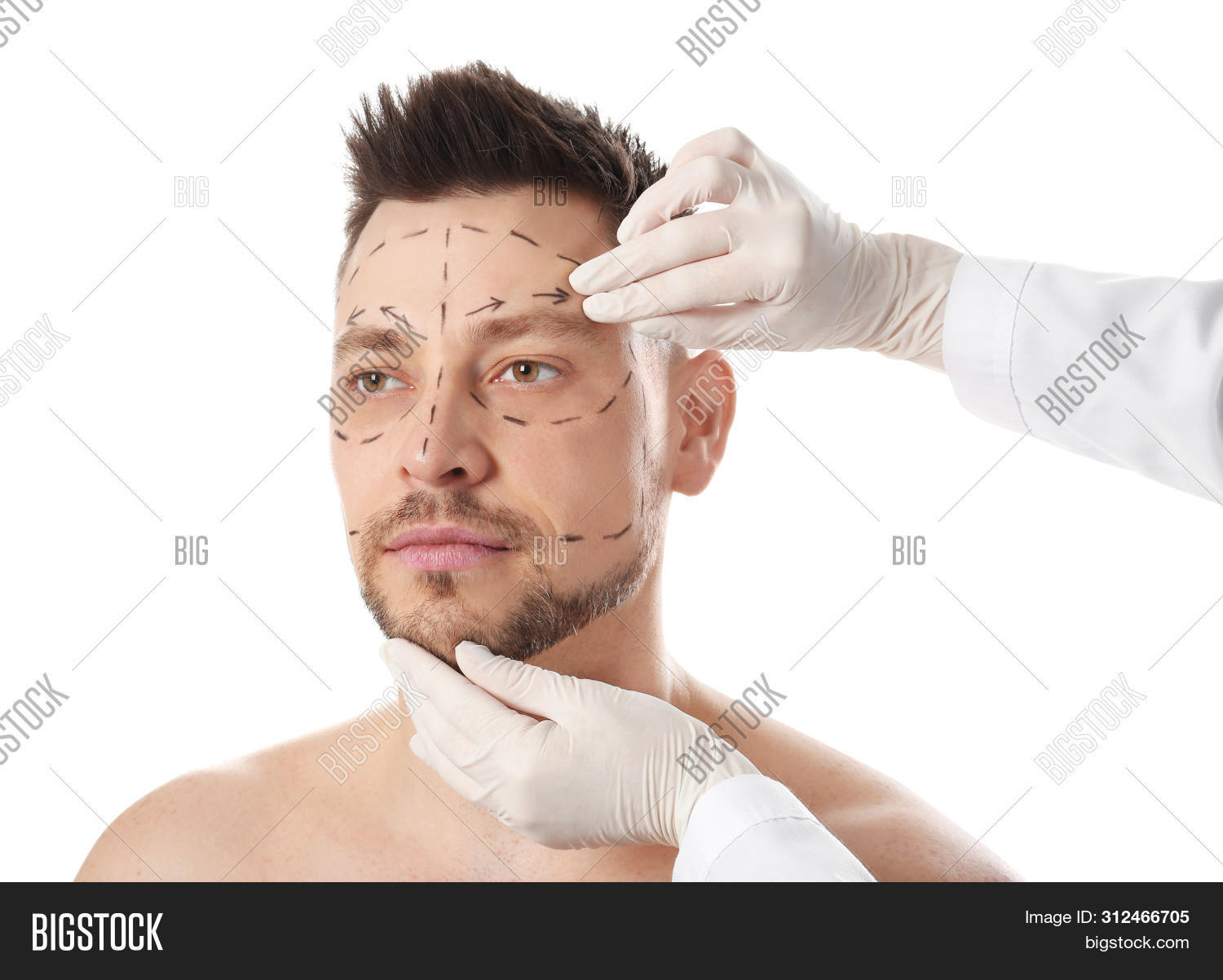 Doctor Examining Man's Image & Photo (Free Trial) | Bigstock