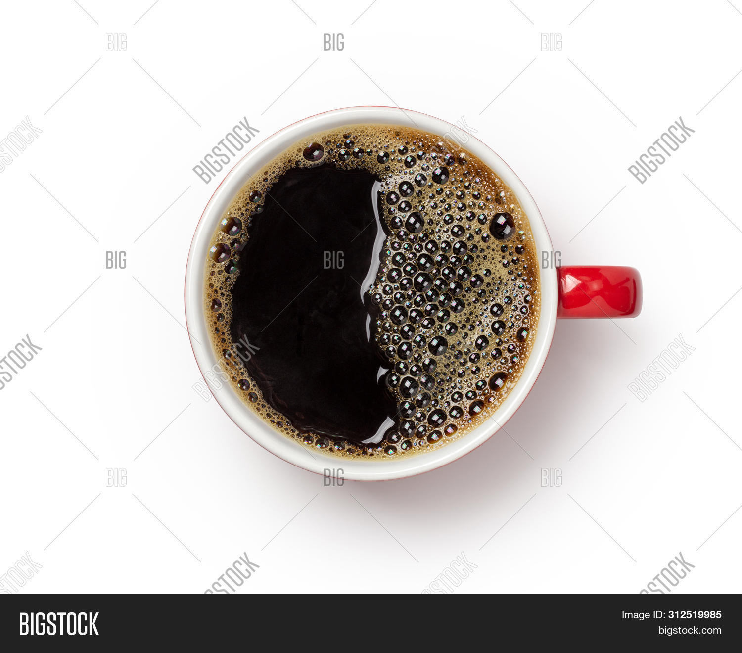 Coffee Cup, Top View Image & Photo (Free Trial) | Bigstock