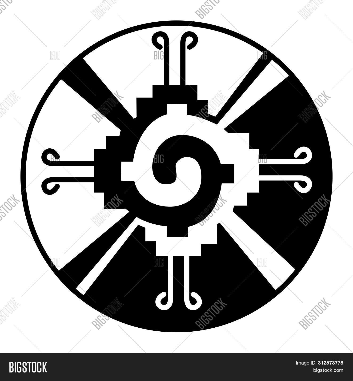 Hunab Ku Symbol White Image & Photo (Free Trial) | Bigstock