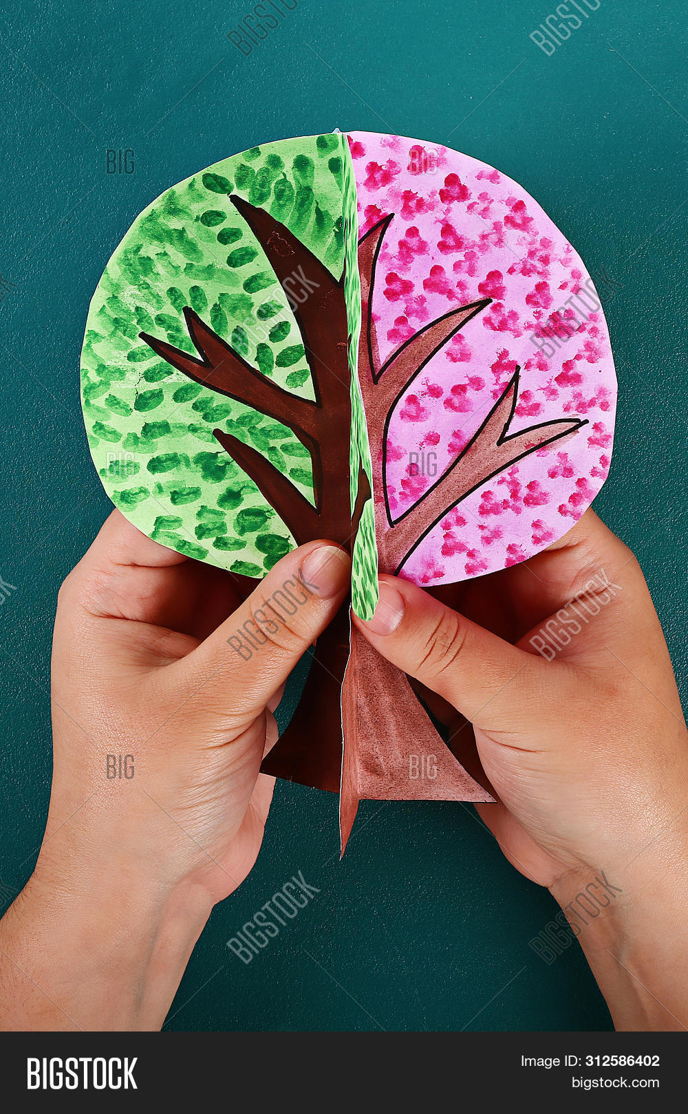 Diy Paper Tree Four Image & Photo (Free Trial) | Bigstock
