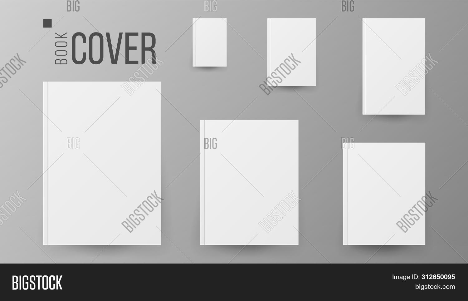 Blank Book Cover Set Image & Photo (Free Trial) | Bigstock