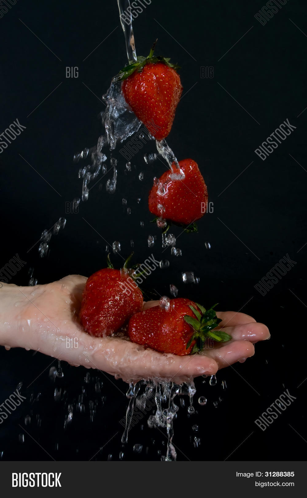 Strawberries Flowing Image & Photo (Free Trial) | Bigstock