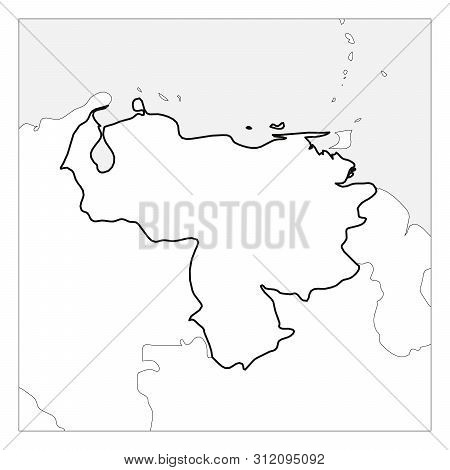 Map Venezuela Black Vector & Photo (Free Trial) | Bigstock