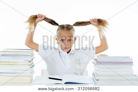 Overwhelmed Little Image & Photo (Free Trial) | Bigstock