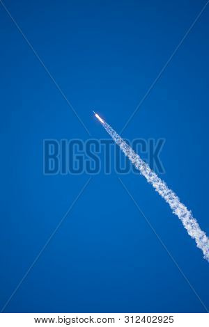 Rocket Launch Trail Image & Photo (Free Trial) | Bigstock