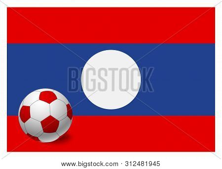 Laos Flag Soccer Ball Image & Photo (Free Trial) | Bigstock